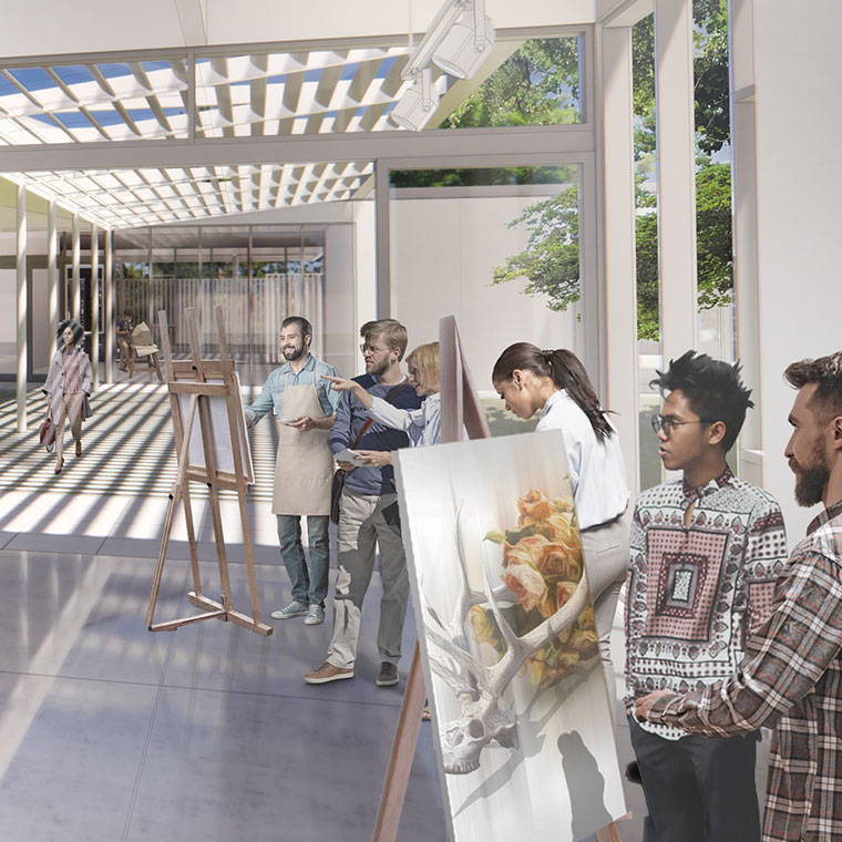 West Valley College Visual Arts Building - TLCD Architecture