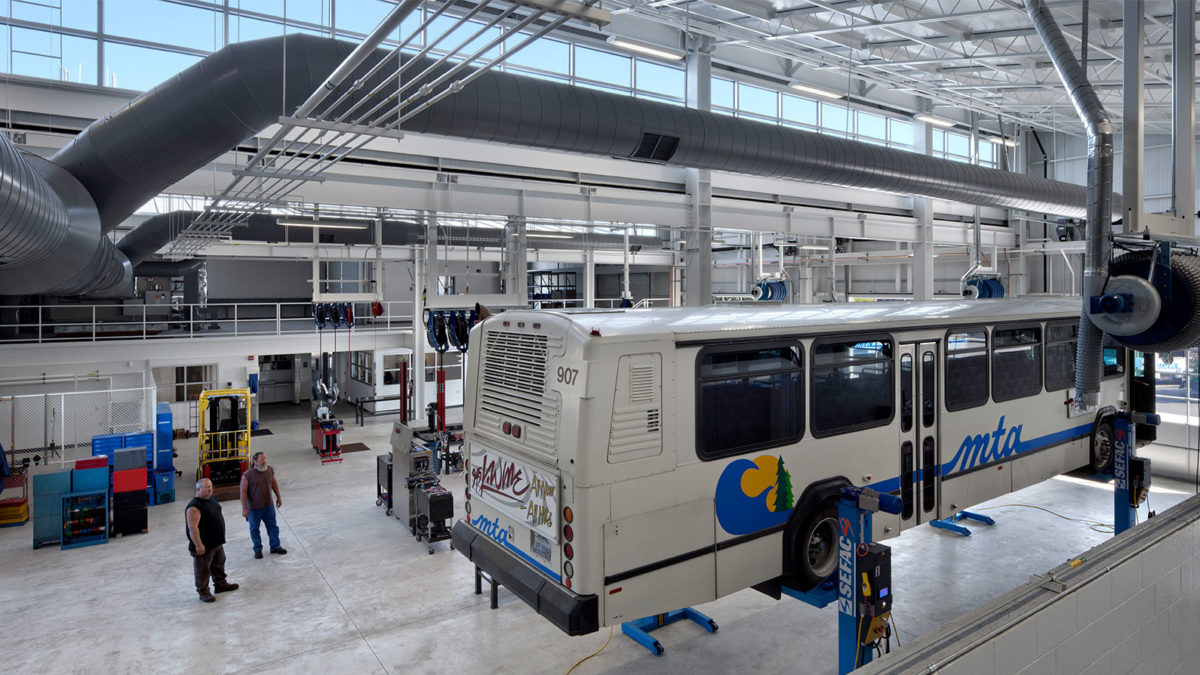 Mendocino Transit Authority Maintenance Facility - TLCD Architecture