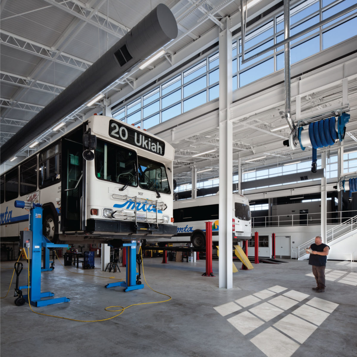 Mendocino Transit Authority Maintenance Facility - TLCD Architecture