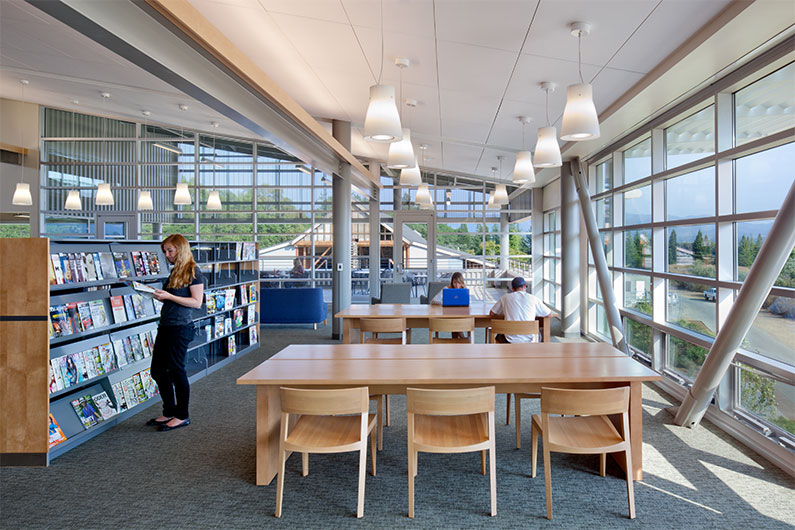 Mendocino College Library and Learning Resource Center - TLCD Architecture