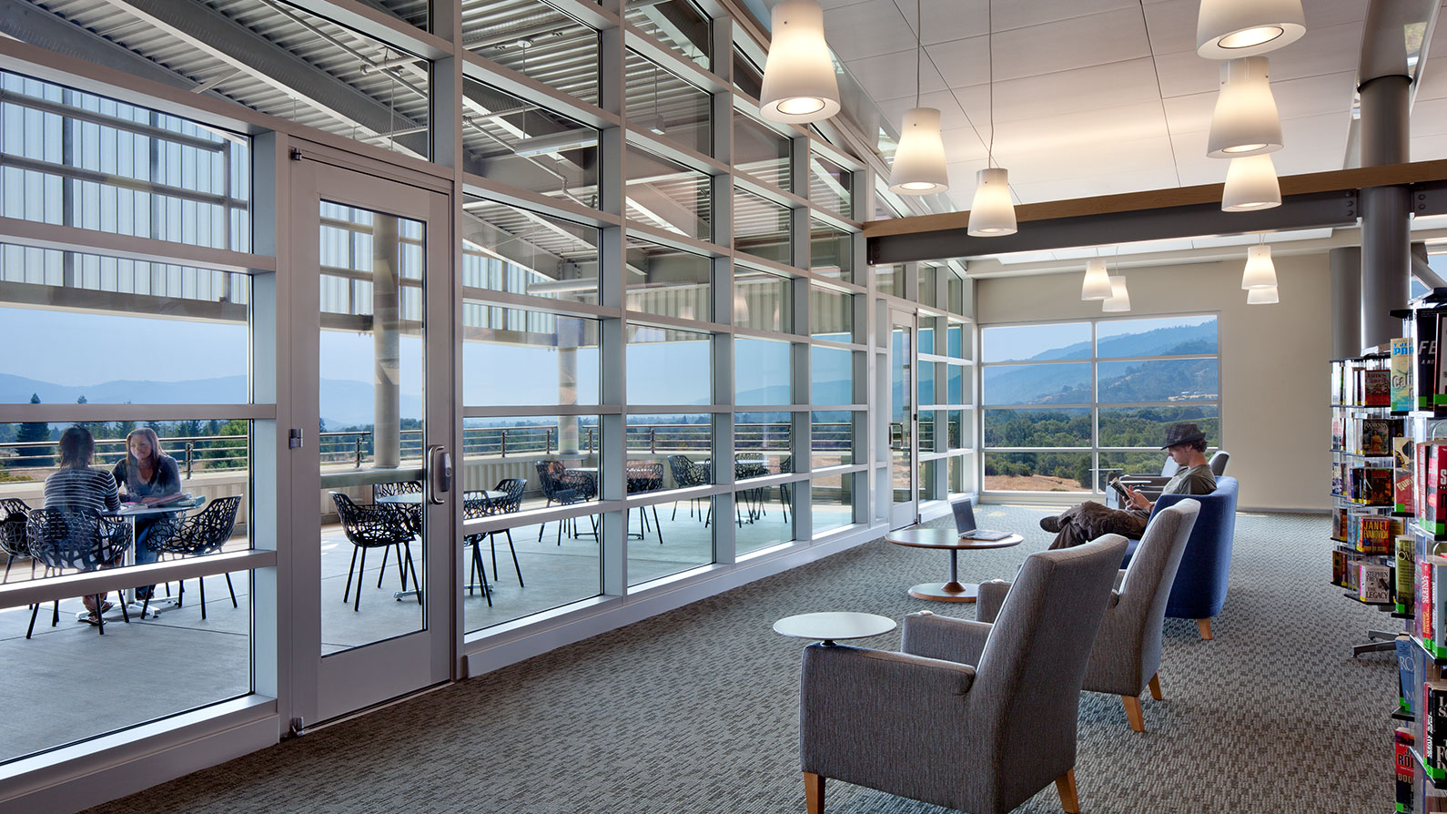 Mendocino College Library and Learning Resource Center - TLCD Architecture