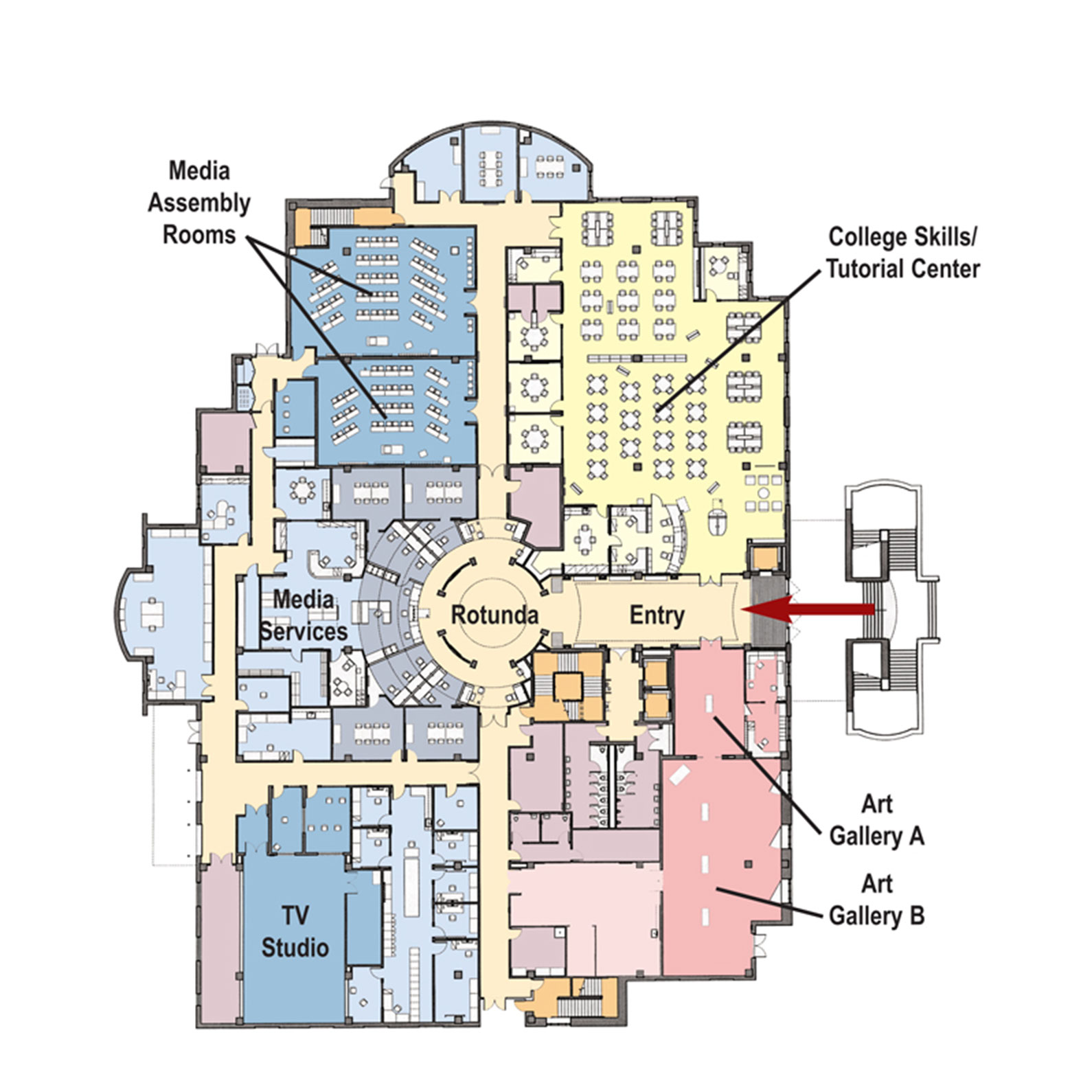 SRJC Frank P. Doyle Library - TLCD Architecture