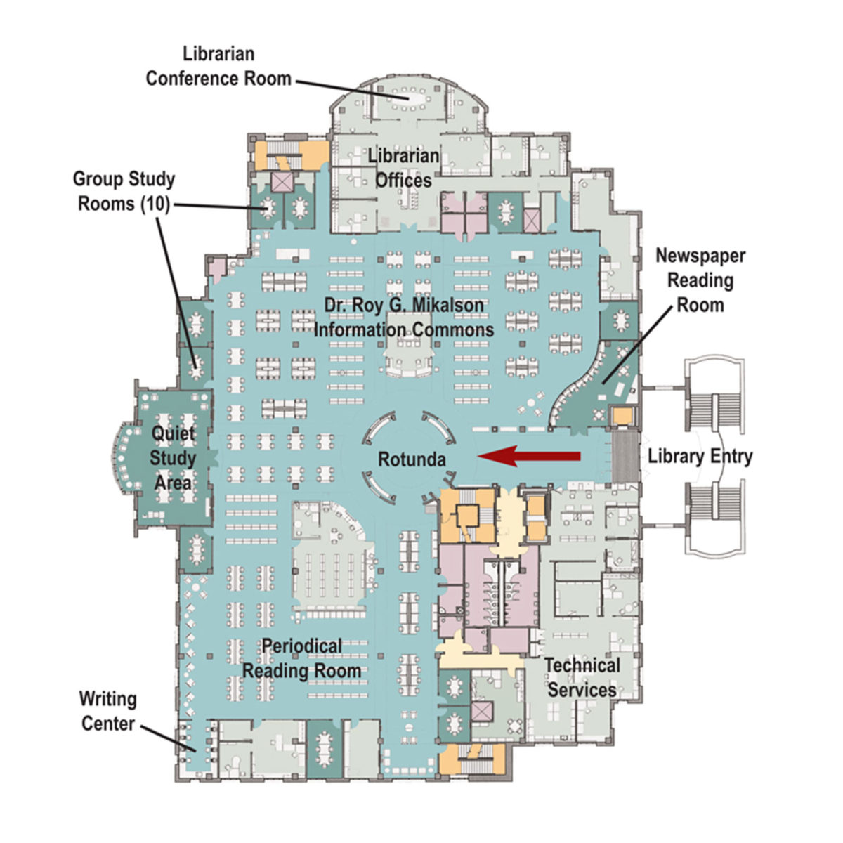 SRJC Frank P. Doyle Library - TLCD Architecture