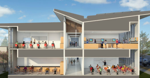 Contemporary Classroom Building - TLCD Architecture
